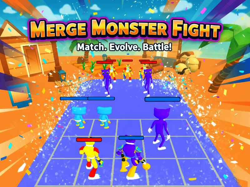 Merge Monster Fight 🕹️ Igraj online na SGameS