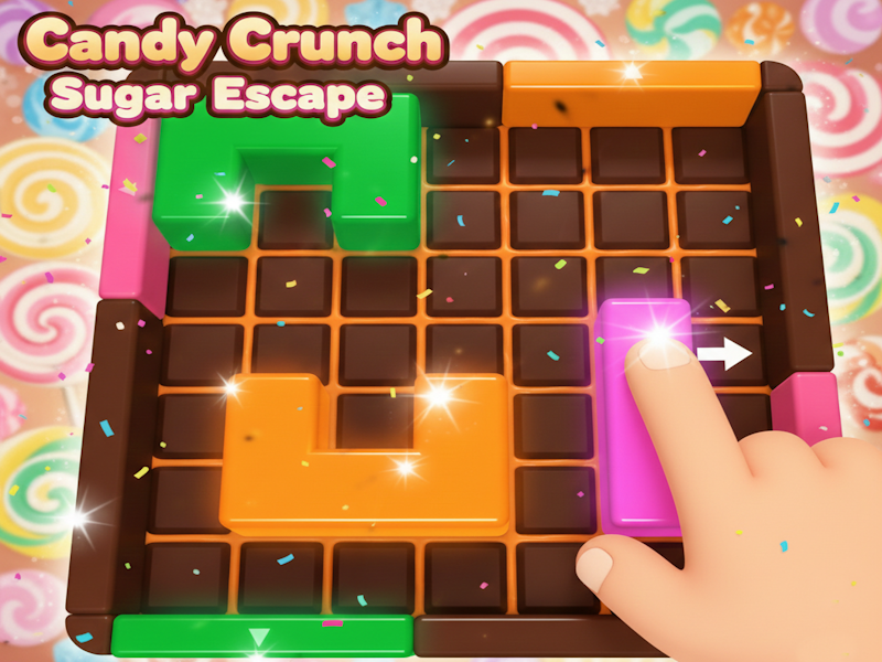 Candy Crunch Sugar Escape 🕹️ Igraj online na SGameS