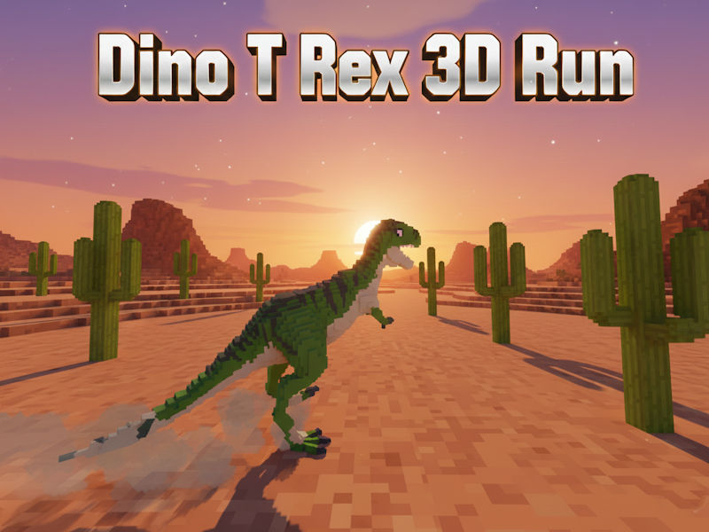Dino T Rex 3D Run 🕹️ Igraj online na SGameS
