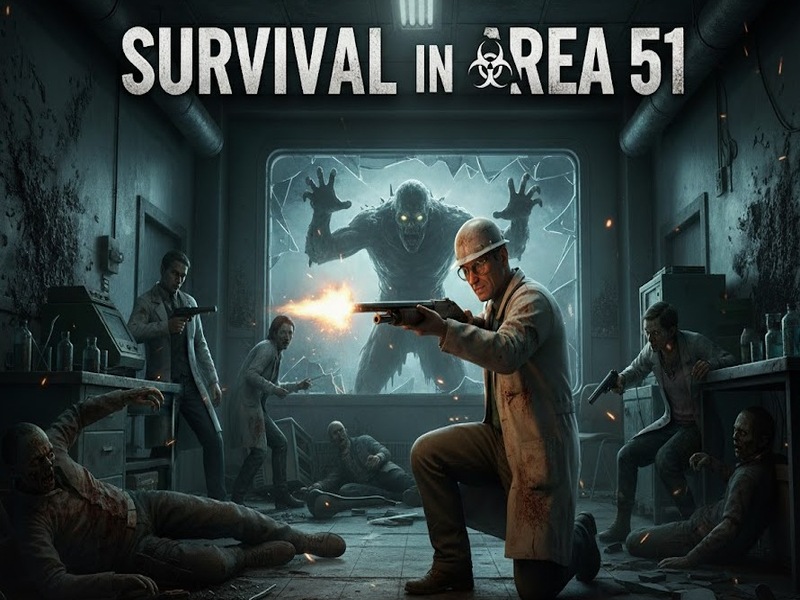 Survival in Area 51 🕹️ Igraj online na SGameS
