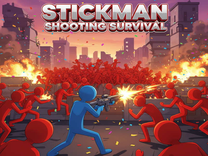 Stickman Shooting Survival 🕹️ Igraj online na SGameS