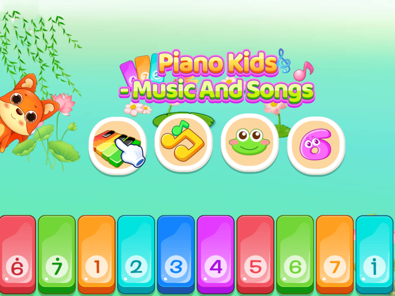 Glazba i pjesme za djecu na klaviru 🕹️ Igraj online na SGameS