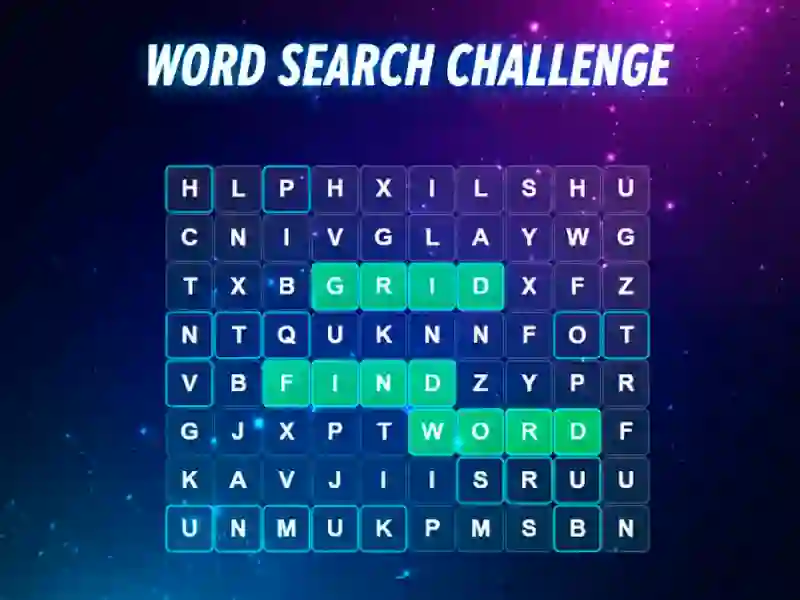 Word Search Challenge 🕹️ Igraj online na SGameS