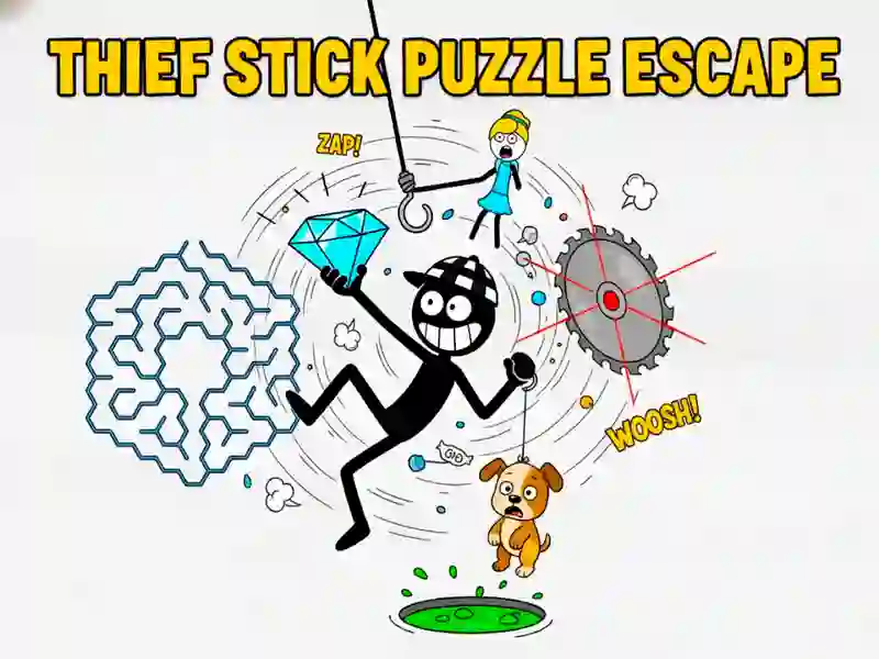 Thief Stick Puzzle Escape 🕹️ Igraj online na SGameS