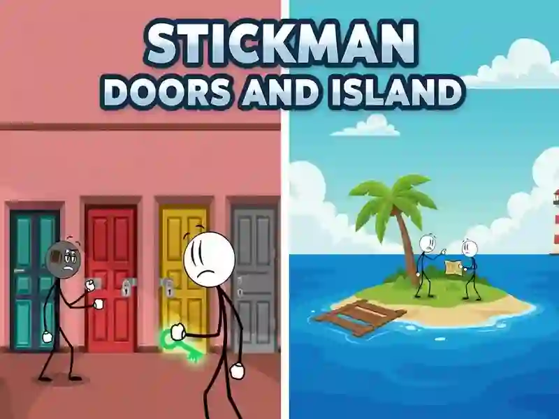 Stickman: Vrata i otok 🕹️ Igraj online na SGameS