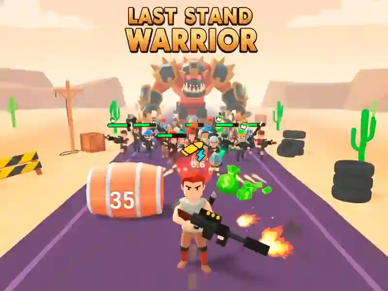 Last Stand Warrior 🕹️ Igraj online na SGameS