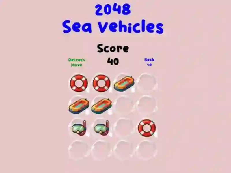 2048 Sea Vehicles 🕹️ Igraj online na SGameS